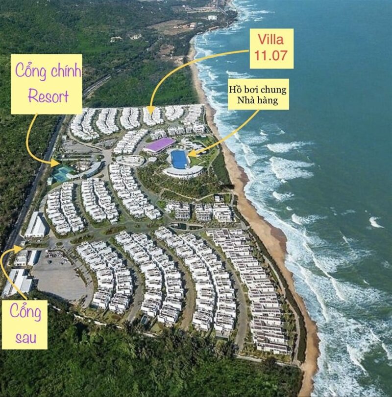 Villa Oceanami 3 phòng ngủ mã 1107 - Kingvillavungtau.com